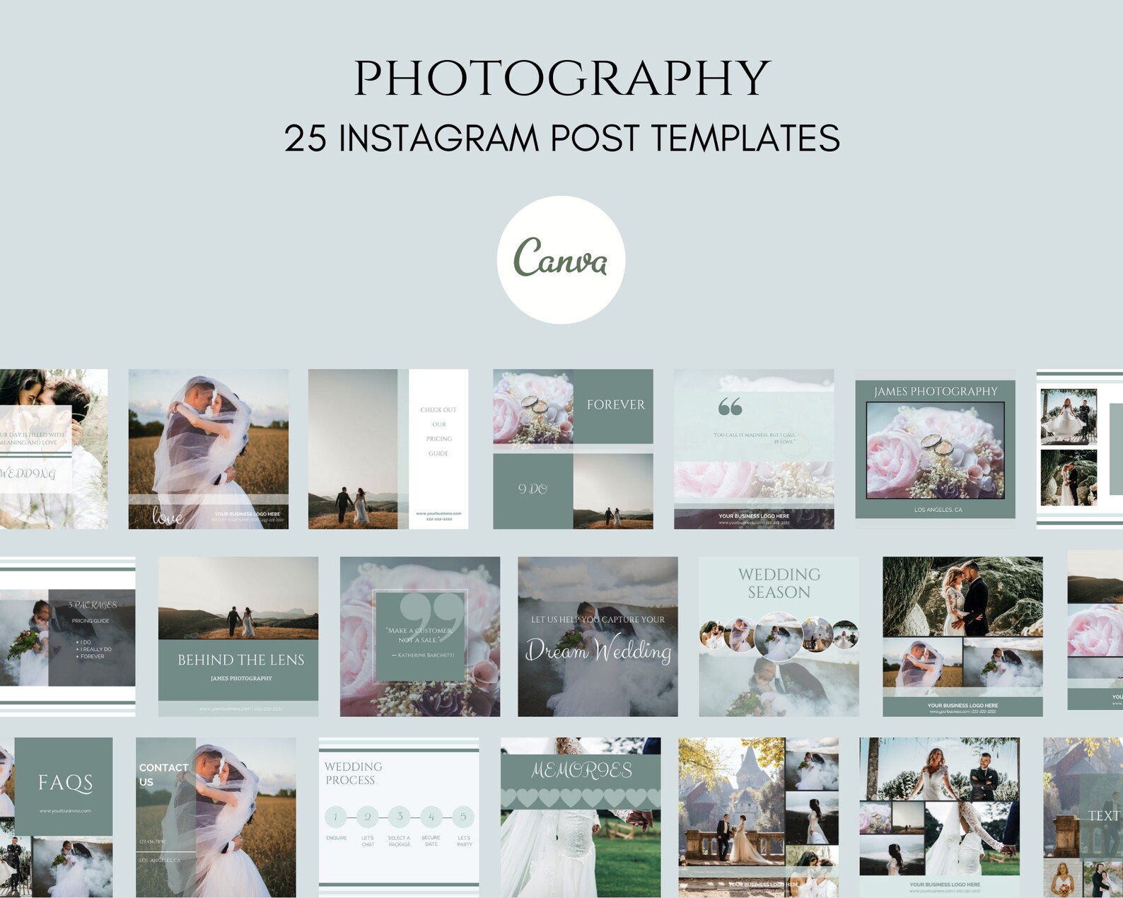 25 Customizable Instagram Post Photography Templates Made on Canva ...