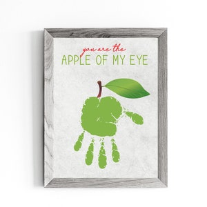 You Are the Apple of My Eye, Baby Toddler Kids Art Crafts, Apple ...