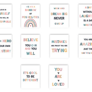 Inspirational Classroom Posters | Good Vibes Messaging | Classroom ...