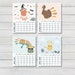 2025 12 Month Handprint Calendar, DIY Kids Toddler Baby Craft, Calendar ...