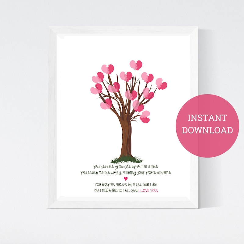 Handprint Tree - Etsy