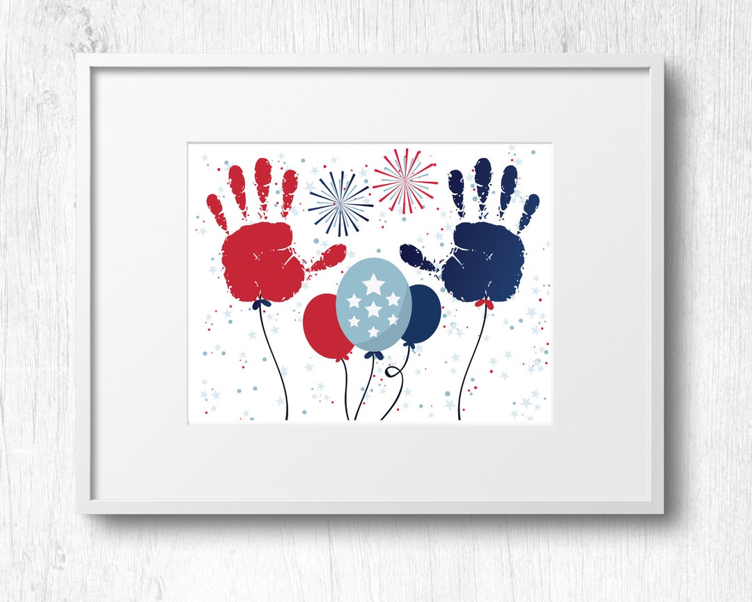 4th of July Independence Day, America USA DIY Printable, Toddler ...