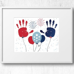 4th of July Independence Day, America USA DIY Printable, Toddler ...