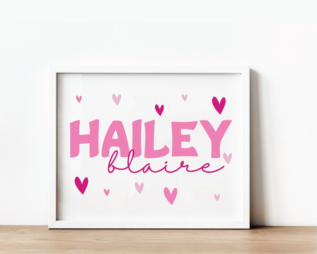 Name Printable | Custom Name | Personalize Design | Nursery Printable ...