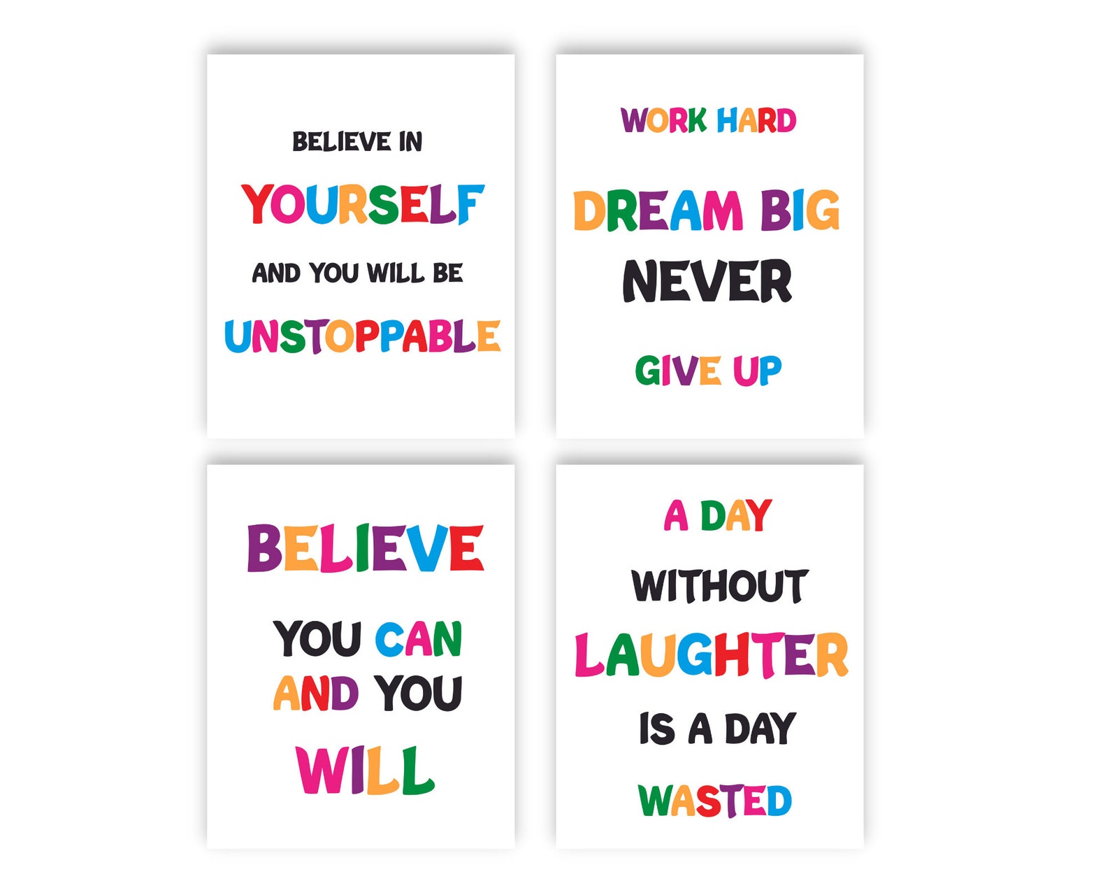 Inspirational Quotes Art Bundle 10 Printables - Etsy