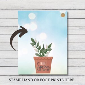 Set of 4 Easter Spring St. Patricks Day Handprints Footprints Bundle ...