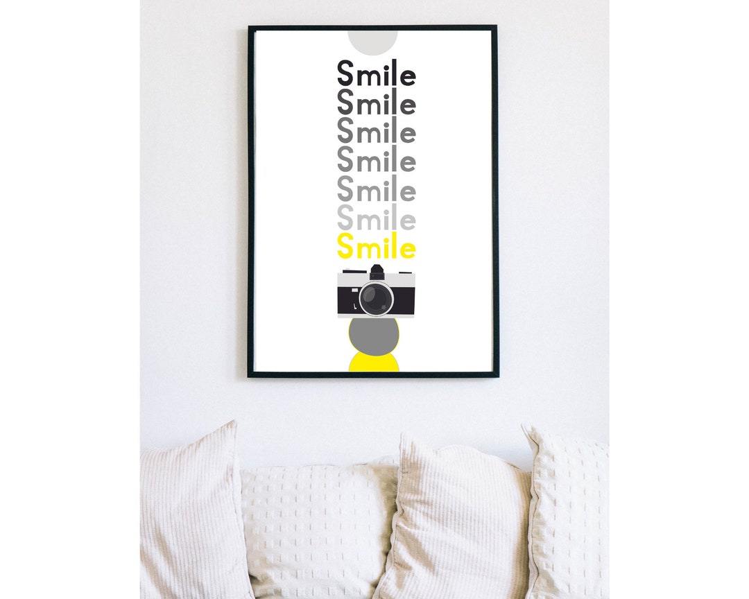 Smile Printable Art | Smile Print | Smile Wall Art | Printable Wall Art ...