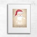 Santa Claus Handprint Art, DIY Kids Craft, Watercolor Christmas ...