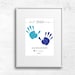 Best Dad Ever Hands Down Handprint Craft, Baby Toddler Kids Art ...