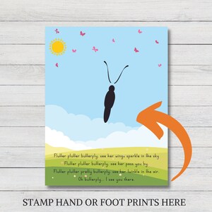 Butterfly Handprint Art, DIY Kids Crafts, Summer Handprint Keepsake ...