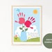 Spring Flowers Handprint Art, DIY Kids Crafts, Flower Pot Handprint ...
