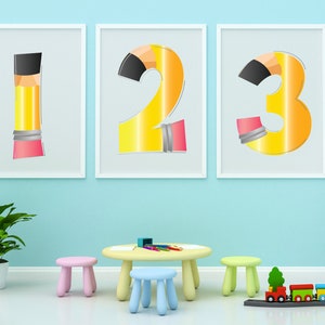 Back to School Pencil PNG Letters, School Pack, Back to School PNG ...