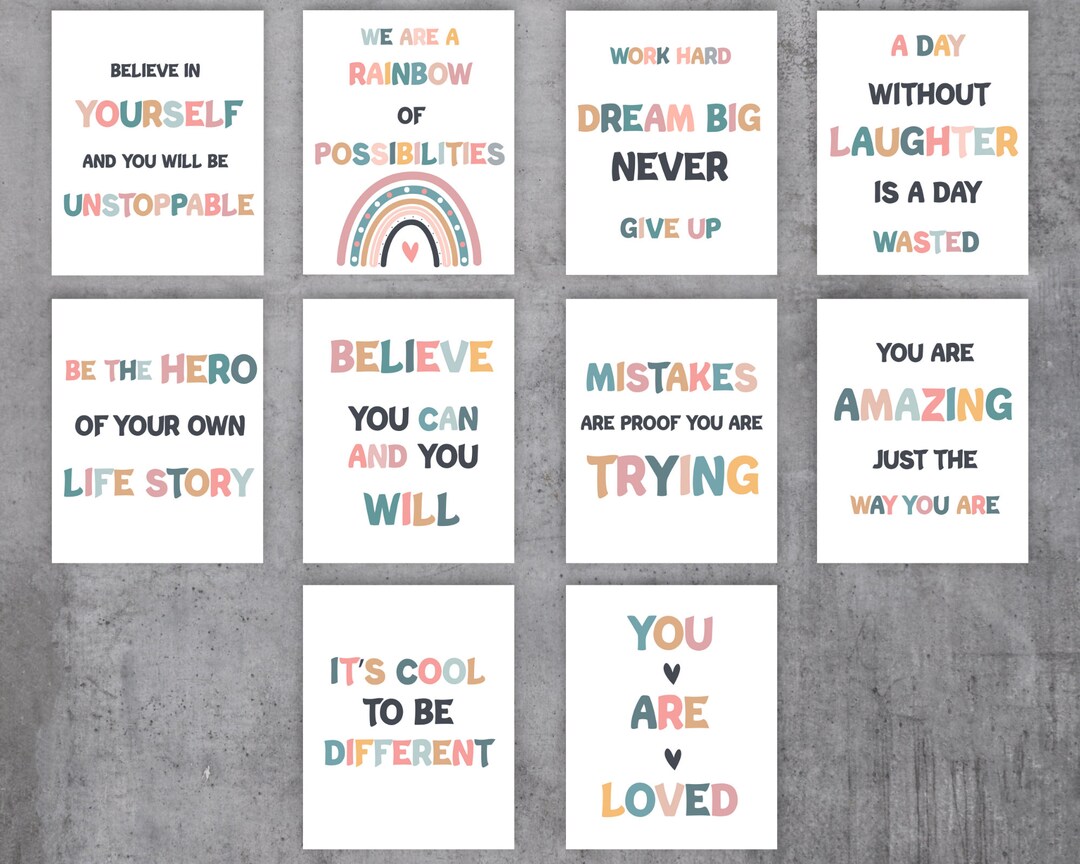 Inspirational Classroom Posters | Good Vibes Messaging | Classroom ...