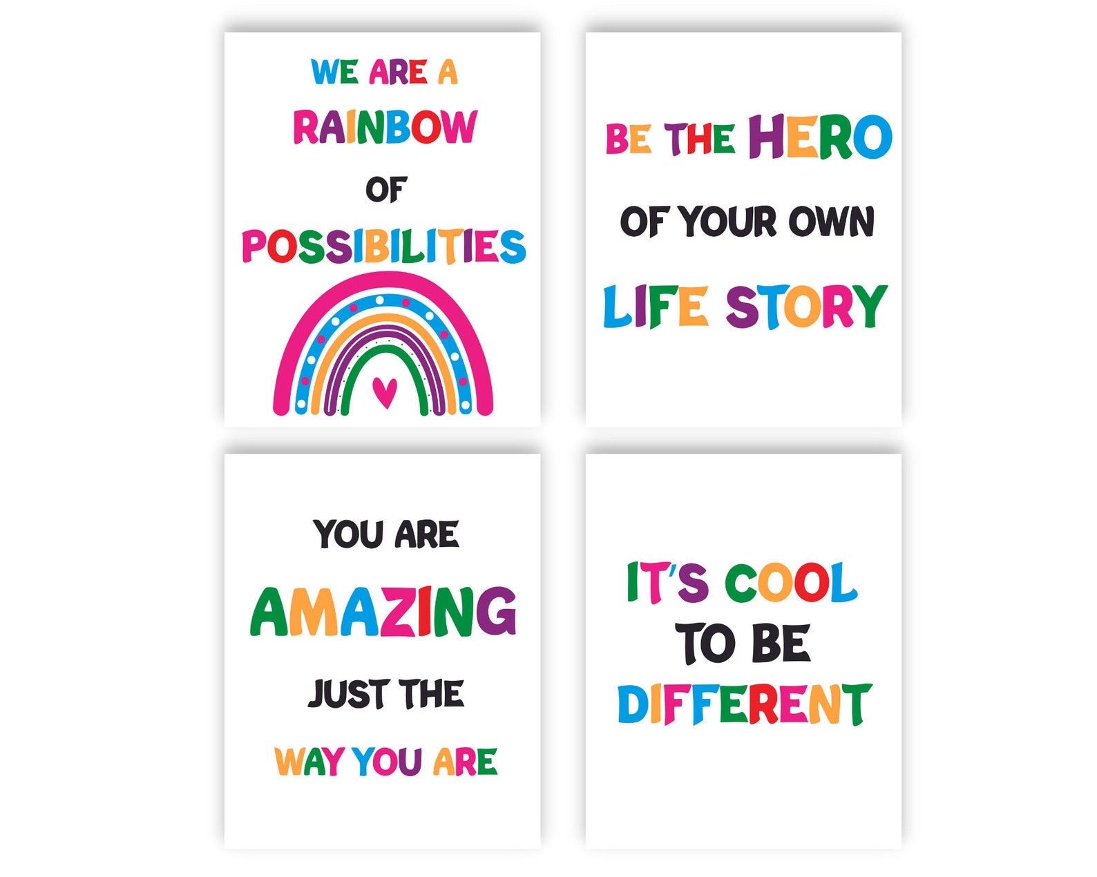 Inspirational Quotes Art Bundle 10 Printables - Etsy