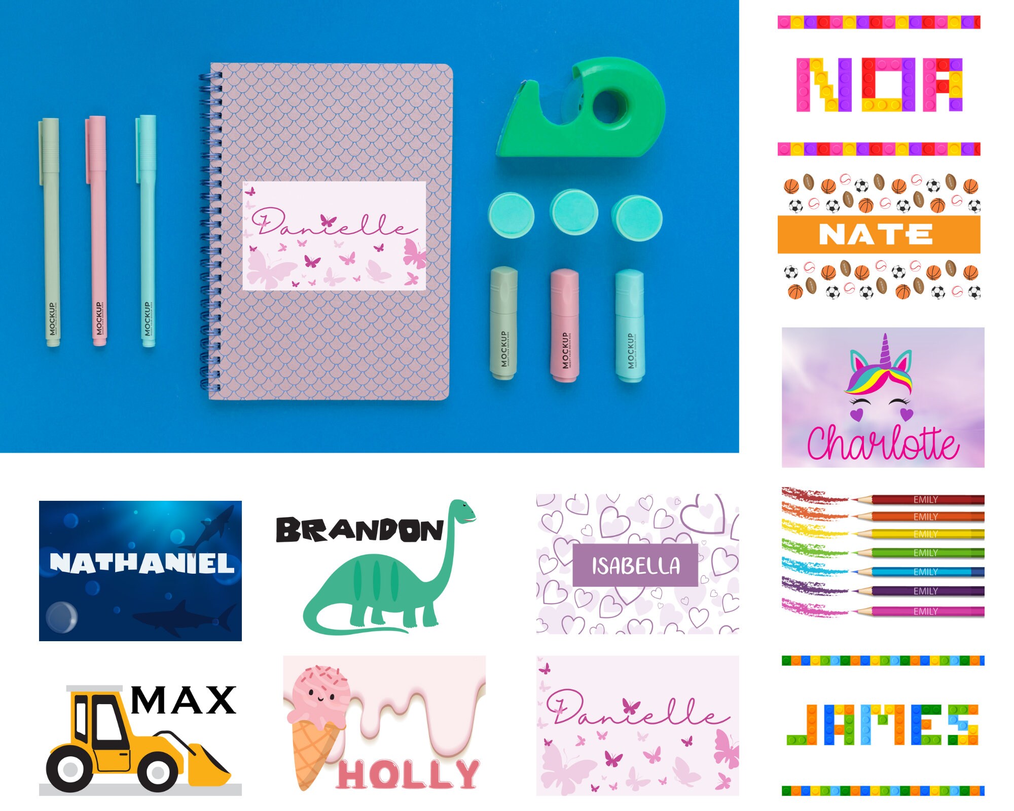 Personalize Kids Design You Can Turn Into Stickers, Labels, Cards ...