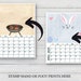 2024 12 Month Handprint Calendar, DIY Kid Toddler Baby Craft, Calendar ...