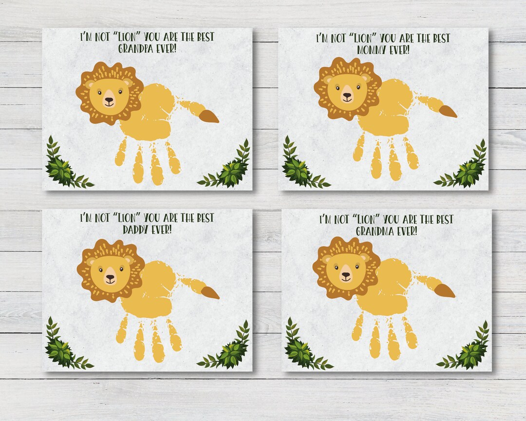 Set of 4 Bundle I Am Not Lion You Are the Best Grandma Grandpa Mommy ...
