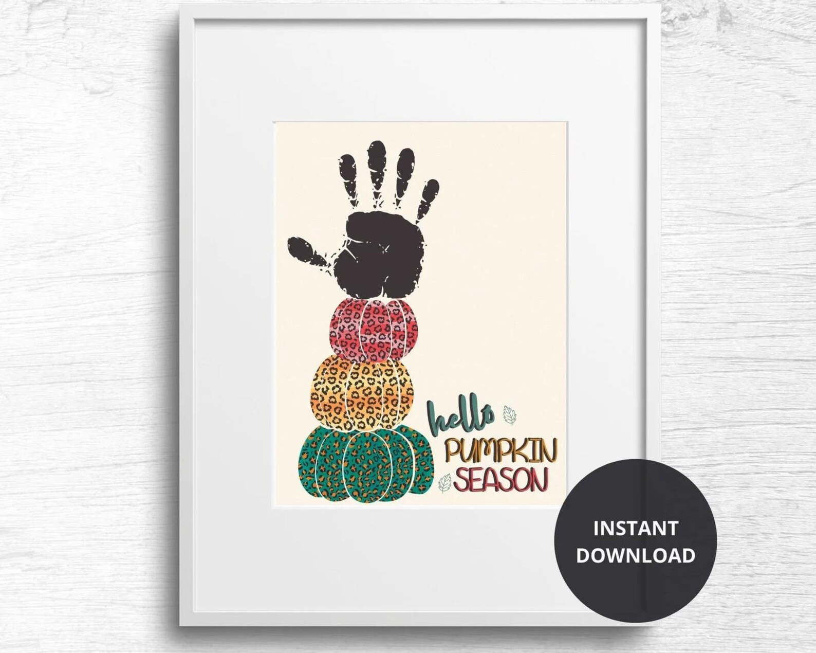 4 Holiday Bundle Handprints Footprints Fall Handprint - Etsy