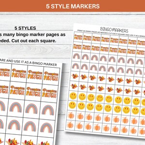 Family Fun Fall Bingo Printable, Seasonal Game for Kids and Adults ...