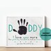 Father's Day Handprint Footprints Craft Activity, Baby Toddler Kids Art ...