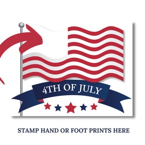 July 4th Independence Day, America USA DIY Printable, Toddler Activity ...