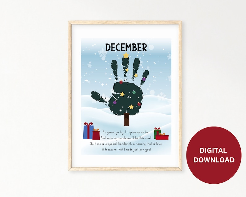 Handprint Memory Book Art Bundle DIY Kids Crafts Handprint - Etsy