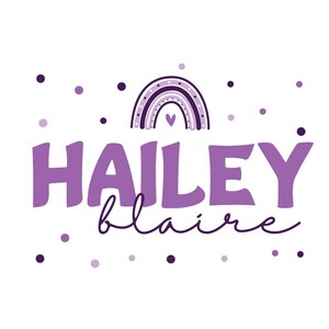 Rainbow Name Printable | Custom Name | Personalize Design | Nursery ...