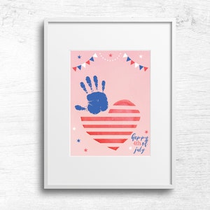 Set of 6 Summer Crafts Handprint Bundle, Fathers Day Activity Bundle ...