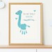 Dinosaur Dad Handprint Art, Father's Day Handprint, Toddler Preschool ...