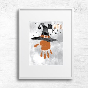 Set of 7 Halloween Bundle Handprints Footprints, Baby Toddler Kids ...