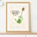 My Papa Rocks Guitar Handprint Art Craft, Gift for Dad, DIY Kids Craft ...