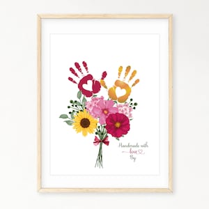 Set of 4 Mother's Day Bundle Handprints, Baby Toddler Kids Art Crafts ...