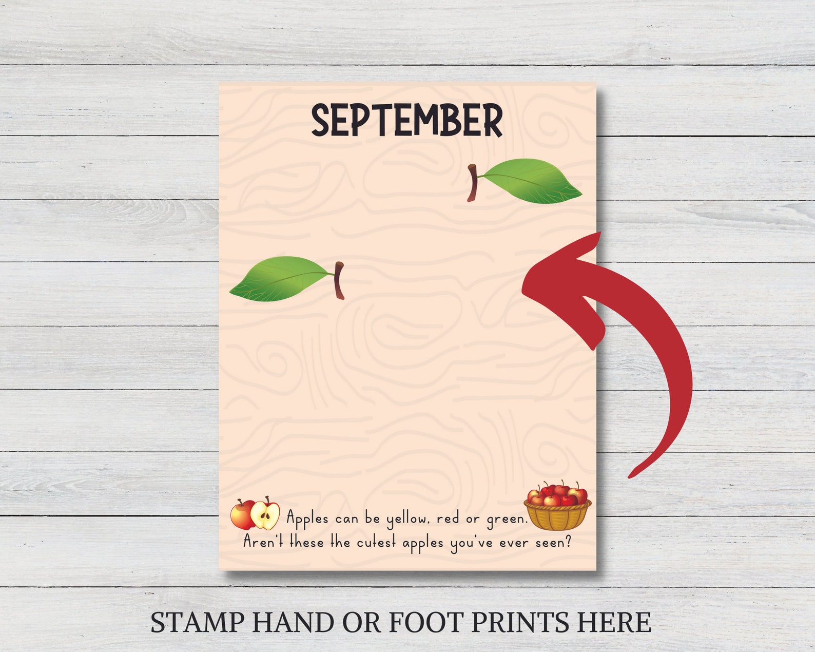 Handprint Memory Book Art Bundle DIY Kids Crafts Handprint - Etsy