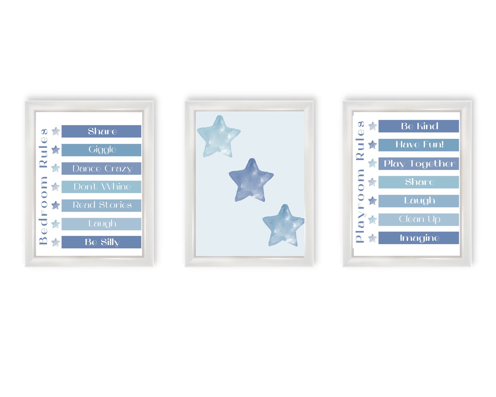 Set of 25 Blue Printables for Baby Boy Nursery Bundle - Etsy