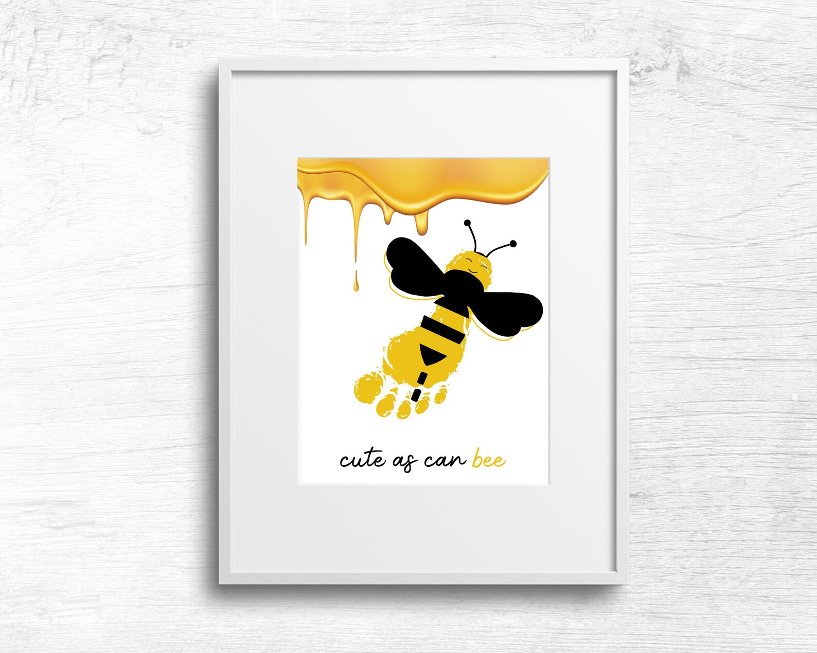Cute as Can Bee Handprint DIY Kid Activity Card Crafts for - Etsy