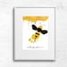 Cute as Can Bee Handprint, DIY Kid Activity Card, Crafts for Kids, DIY ...