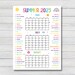 Summer Bucket List Calendar Kids Family Checklist Summer - Etsy