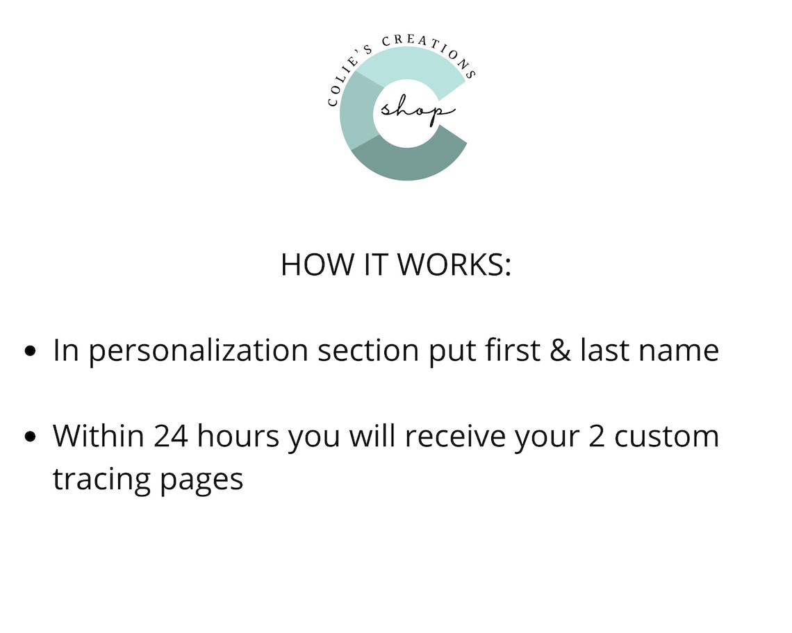 Name Trace Worksheet | First Name | Last Name | Digital File ...