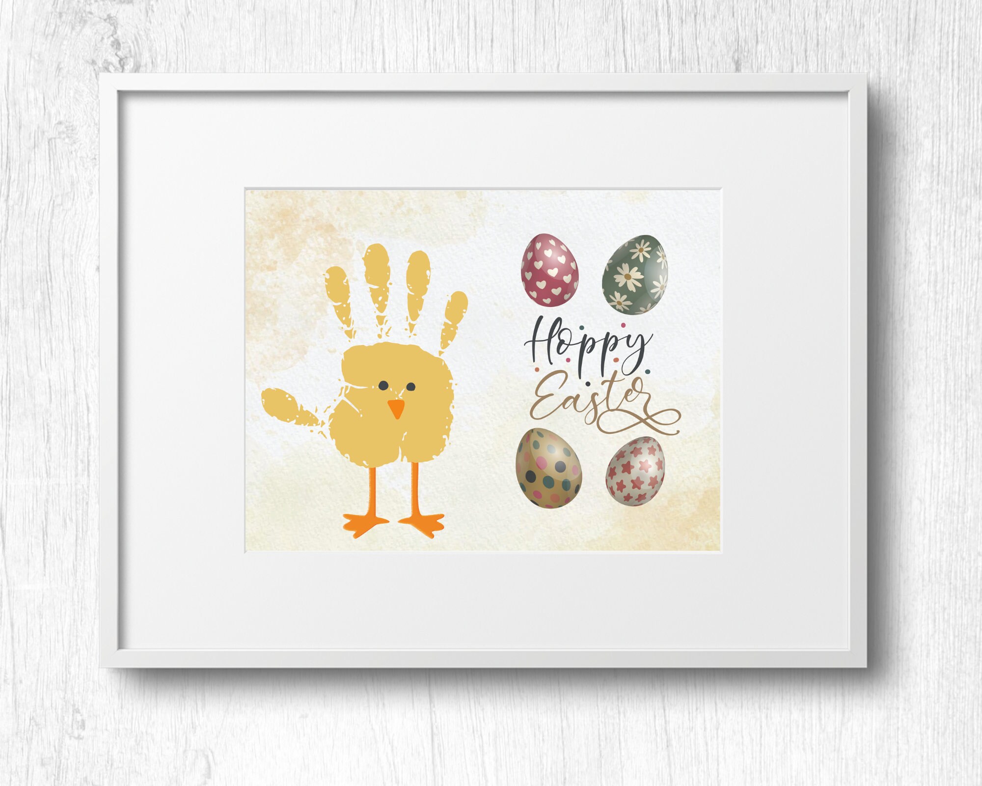 Hoppy Easter Handprints Footprints Printable Craft, Baby Toddler Kids ...