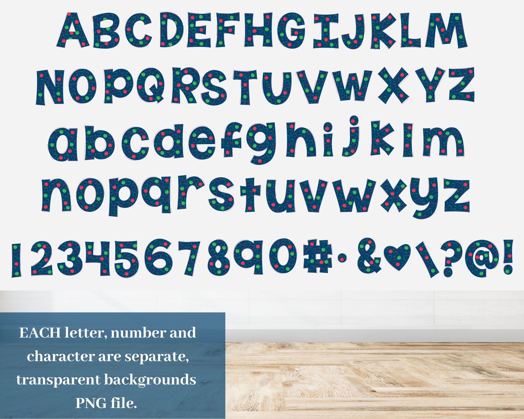 Back to School Apple PNG Letters PNG School Pack Back to - Etsy