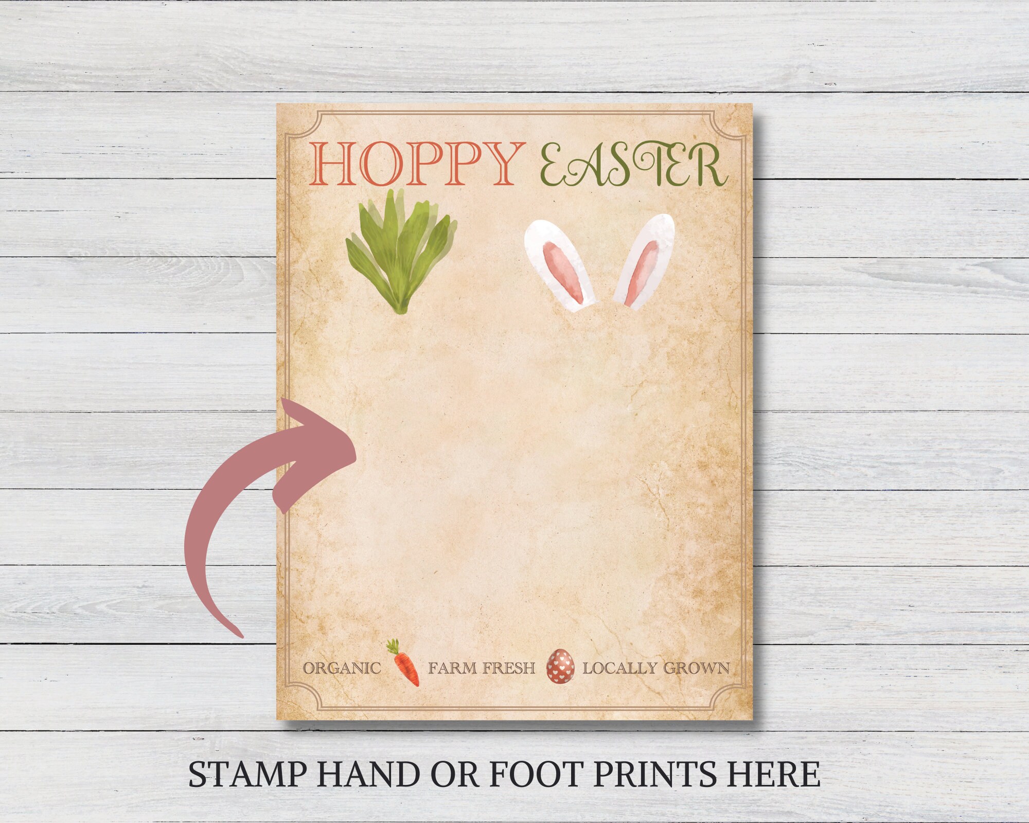 Set of 3 Easter Spring St. Patricks Day Handprints Footprints Bundle ...