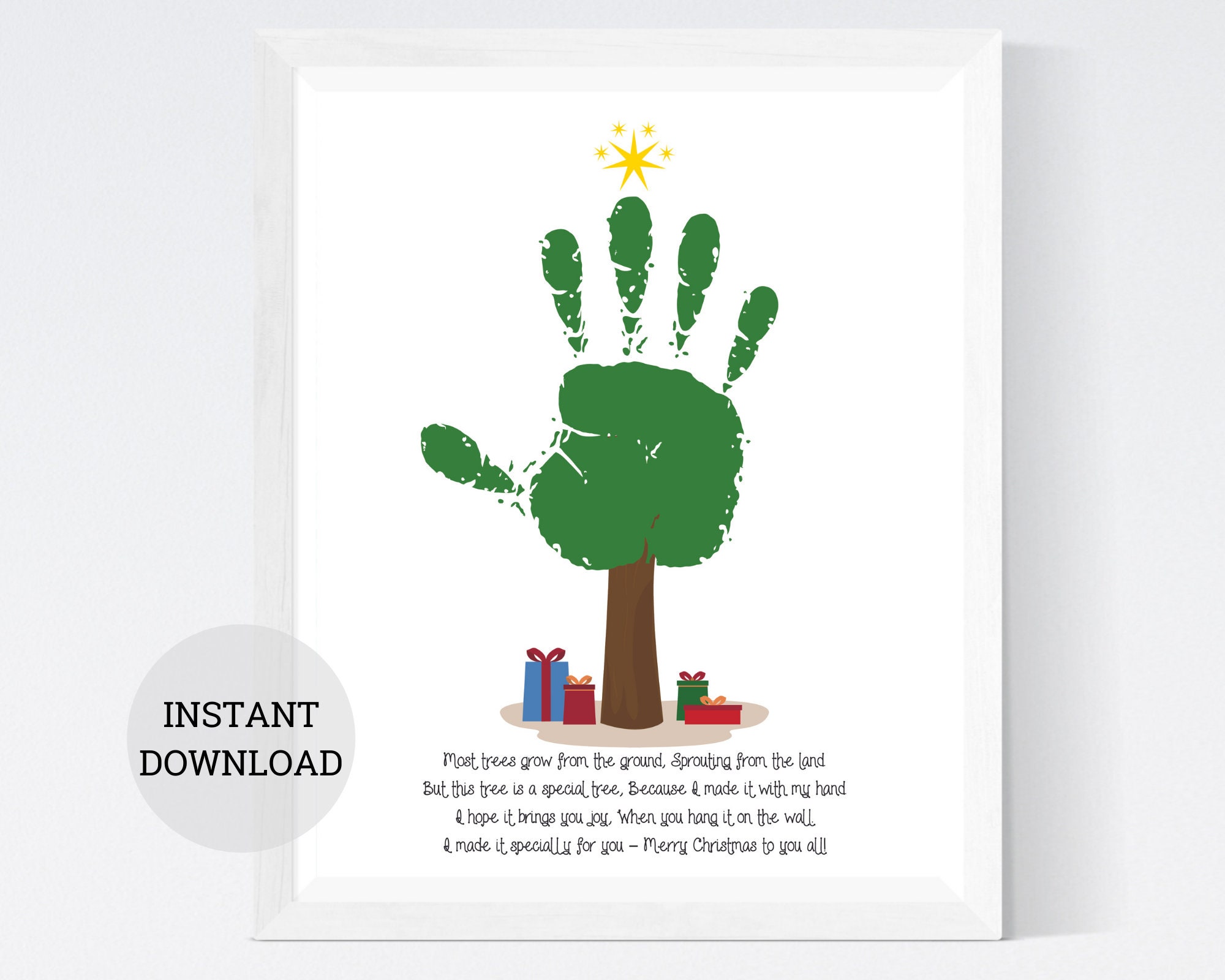 Handprint Christmas Tree