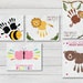 Set of 12 Handprint Footprint Bundle, Baby Toddler Kids Art, Fathers ...