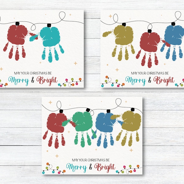 Christmas Handprint - Etsy