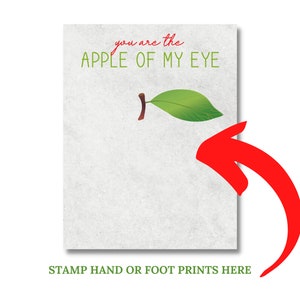 You Are the Apple of My Eye, Baby Toddler Kids Art Crafts, Apple ...