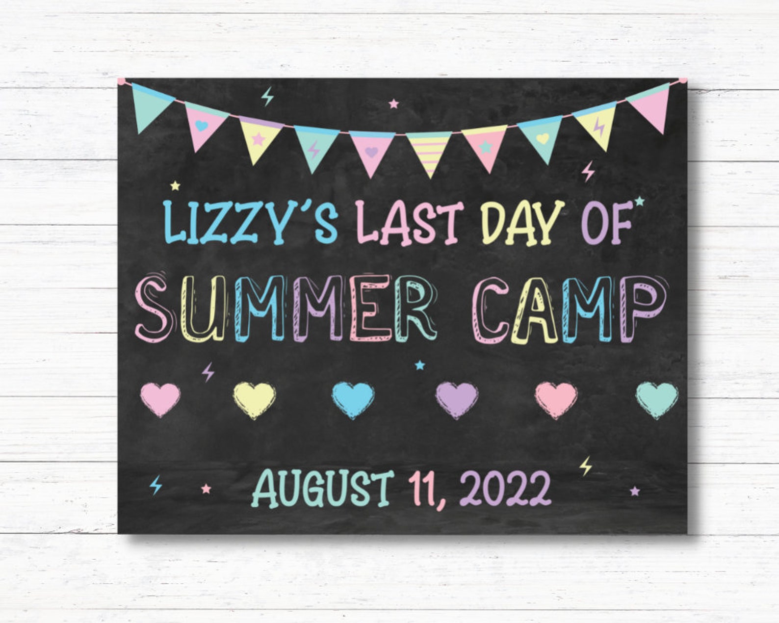 Summer Camp Printable Bundle First Day Summer Last Day of - Etsy