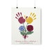 Mother's Day Flower Handprint Crafts, Baby Toddler Kids Art Crafts ...