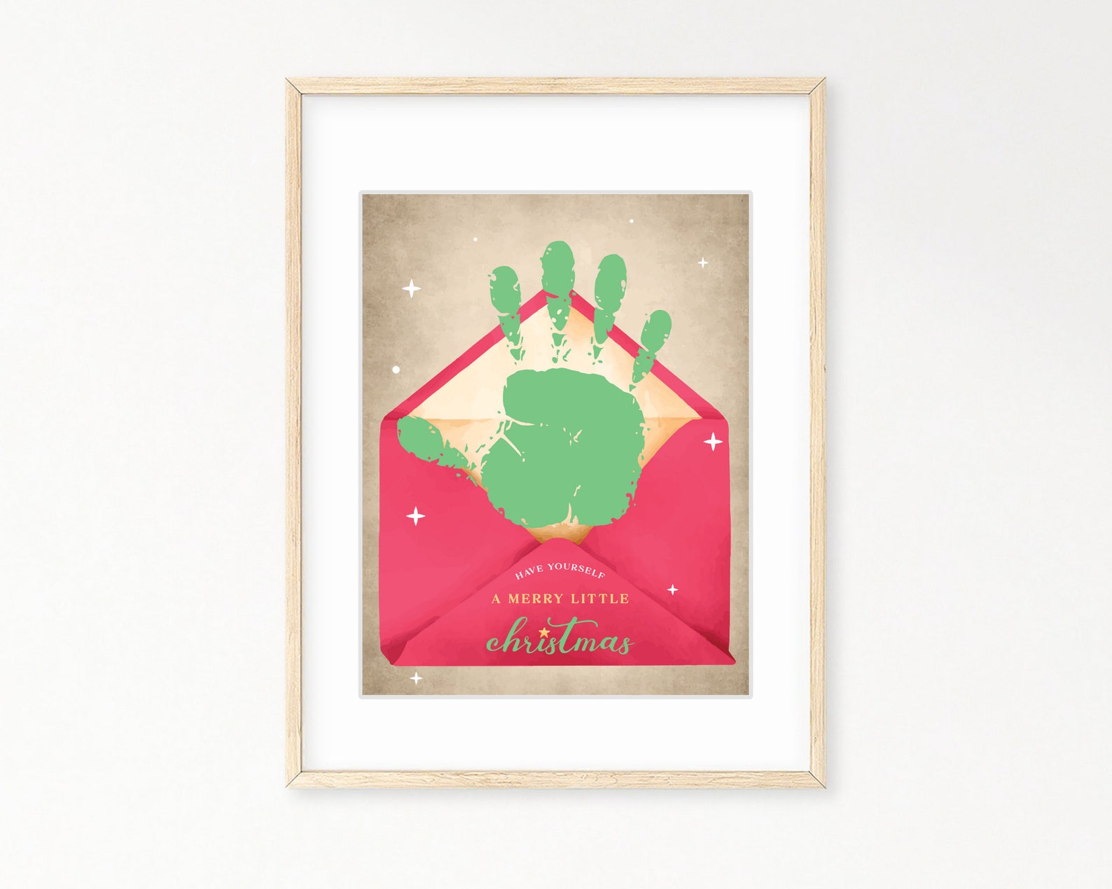 Christmas Handprint Art Bundle DIY Kids Craft Christmas - Etsy