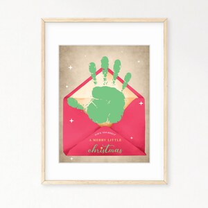 Christmas Handprint Art Bundle, DIY Kids Craft, Christmas Handprint ...