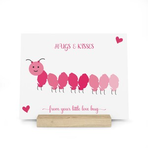 Hugs & Kisses From Your Little Love Bug Mother's Day Handprint Craft ...